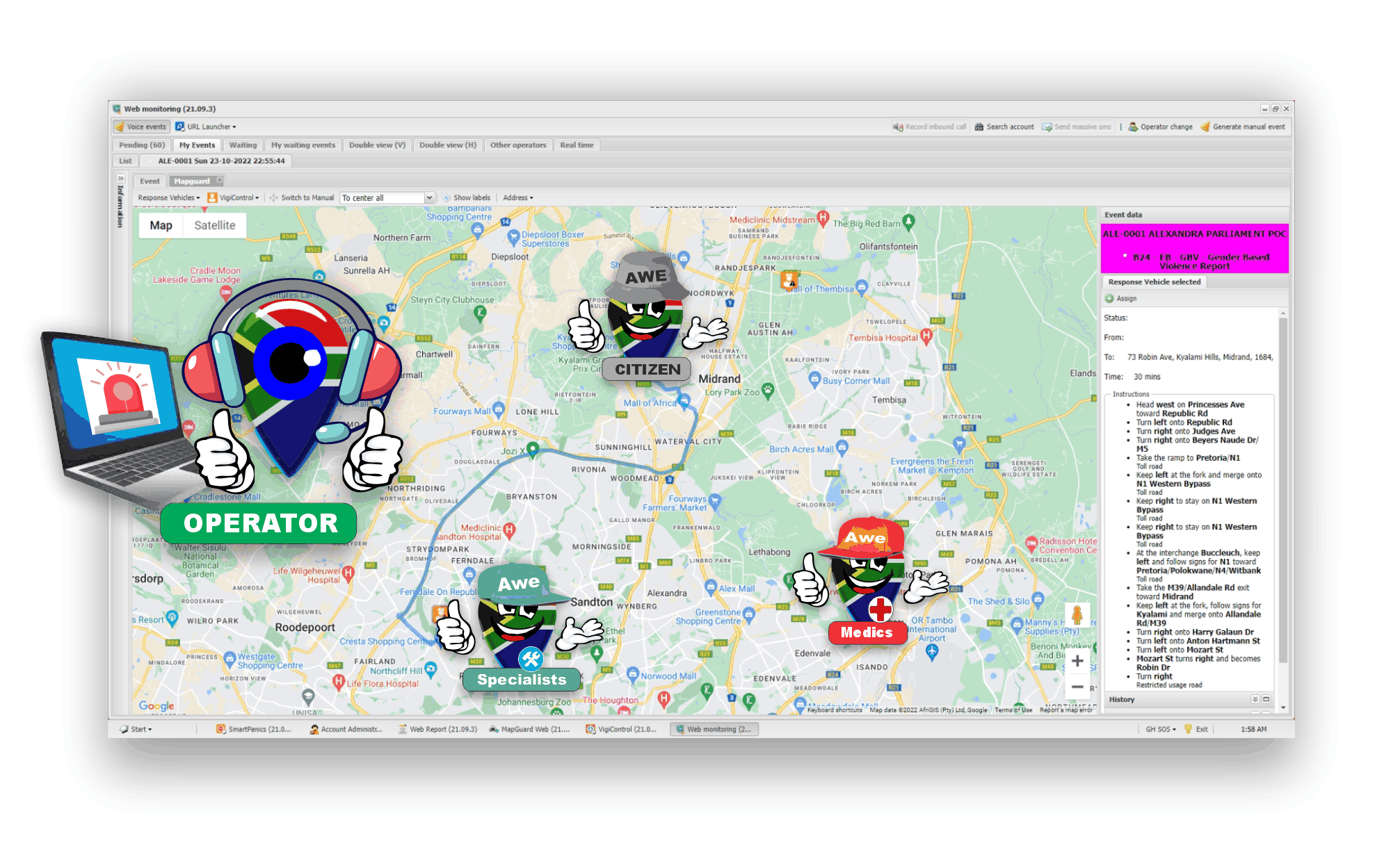 E-panic – "Stay safe with Awe Responder – Our e-panic button feature ...